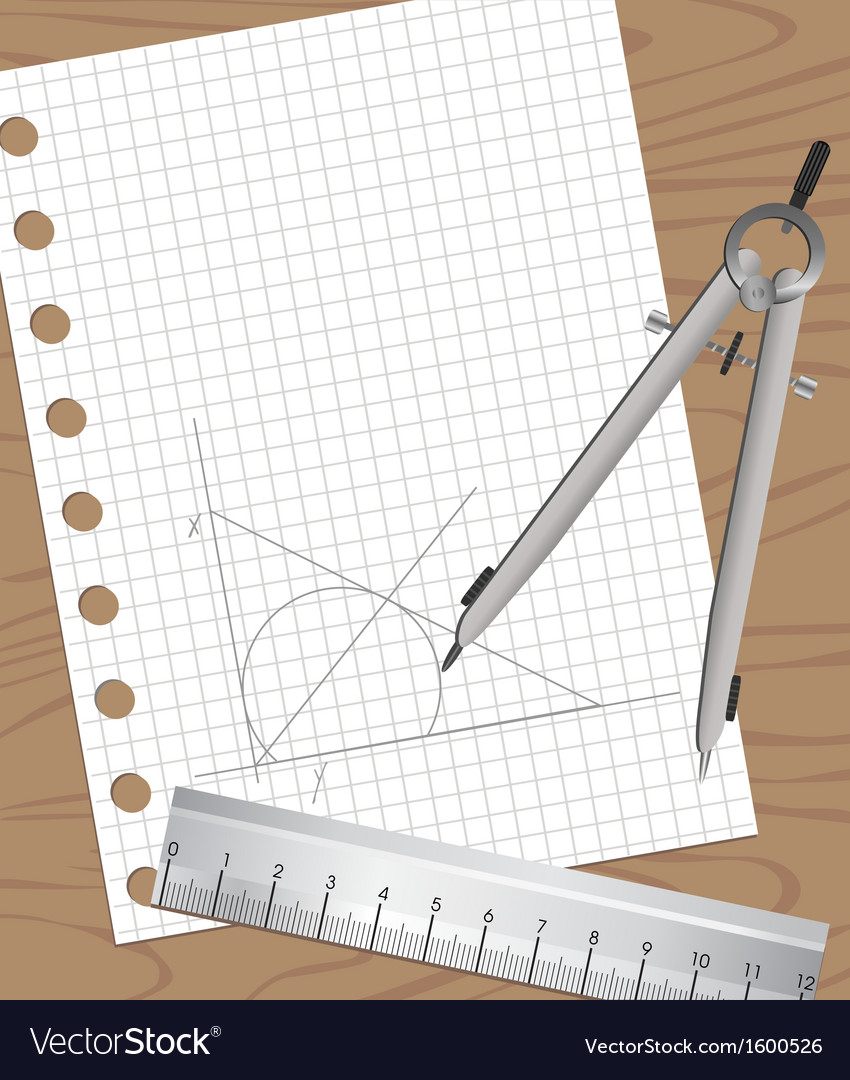Drafting equipments Royalty Free Vector Image - VectorStock