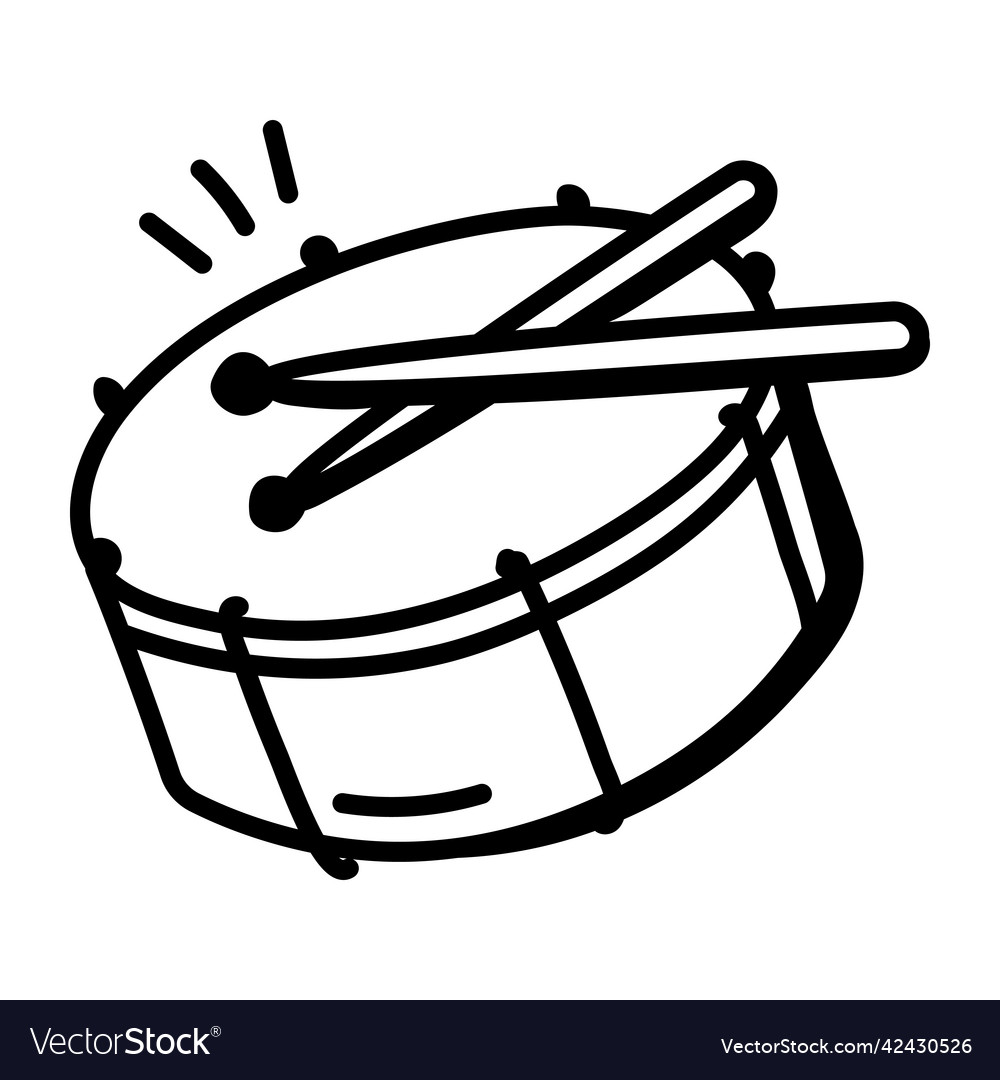 Drum Royalty Free Vector Image - VectorStock