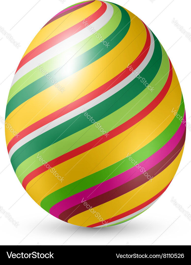 Easter egg Royalty Free Vector Image - VectorStock