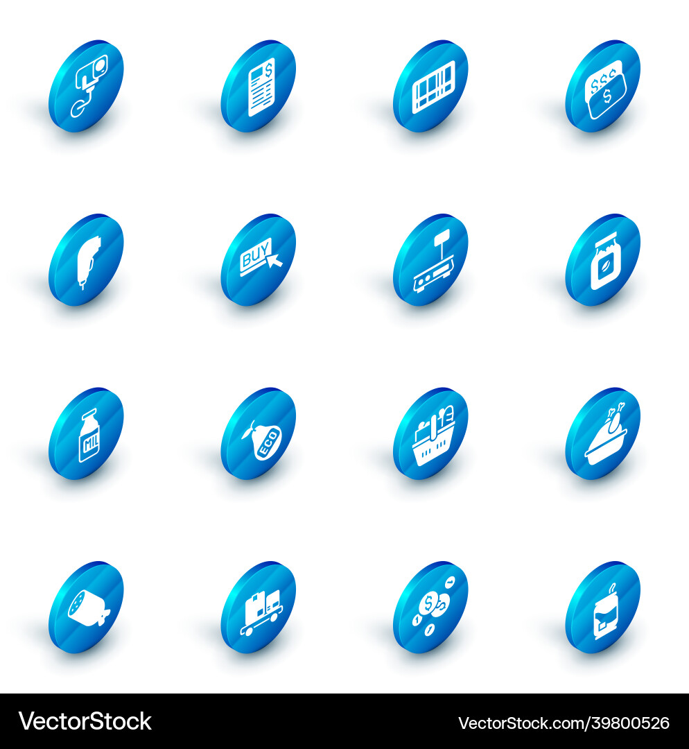 Set paper or financial check barcode new price Vector Image