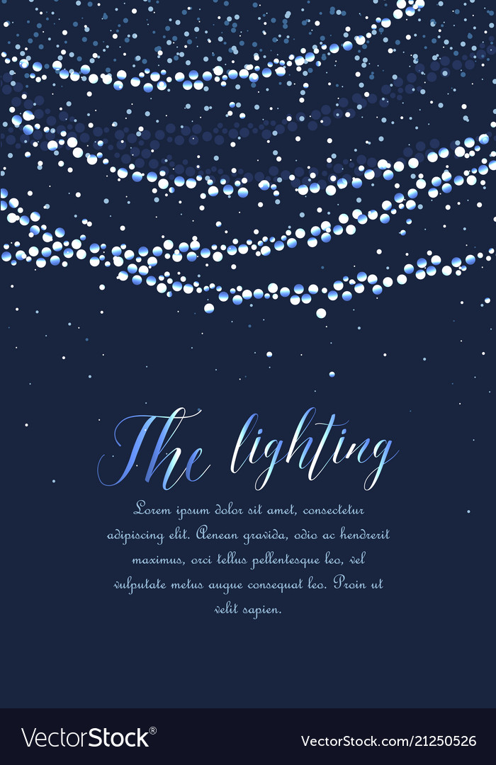 String lights Royalty Free Vector Image - VectorStock