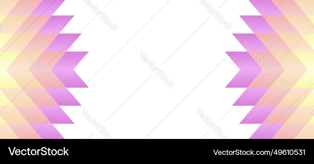 Abstract bright violet chevron mosaic banner Vector Image