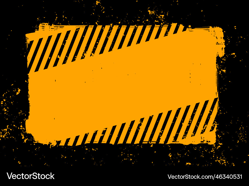 Abstract yellow and black grunge style background Vector Image