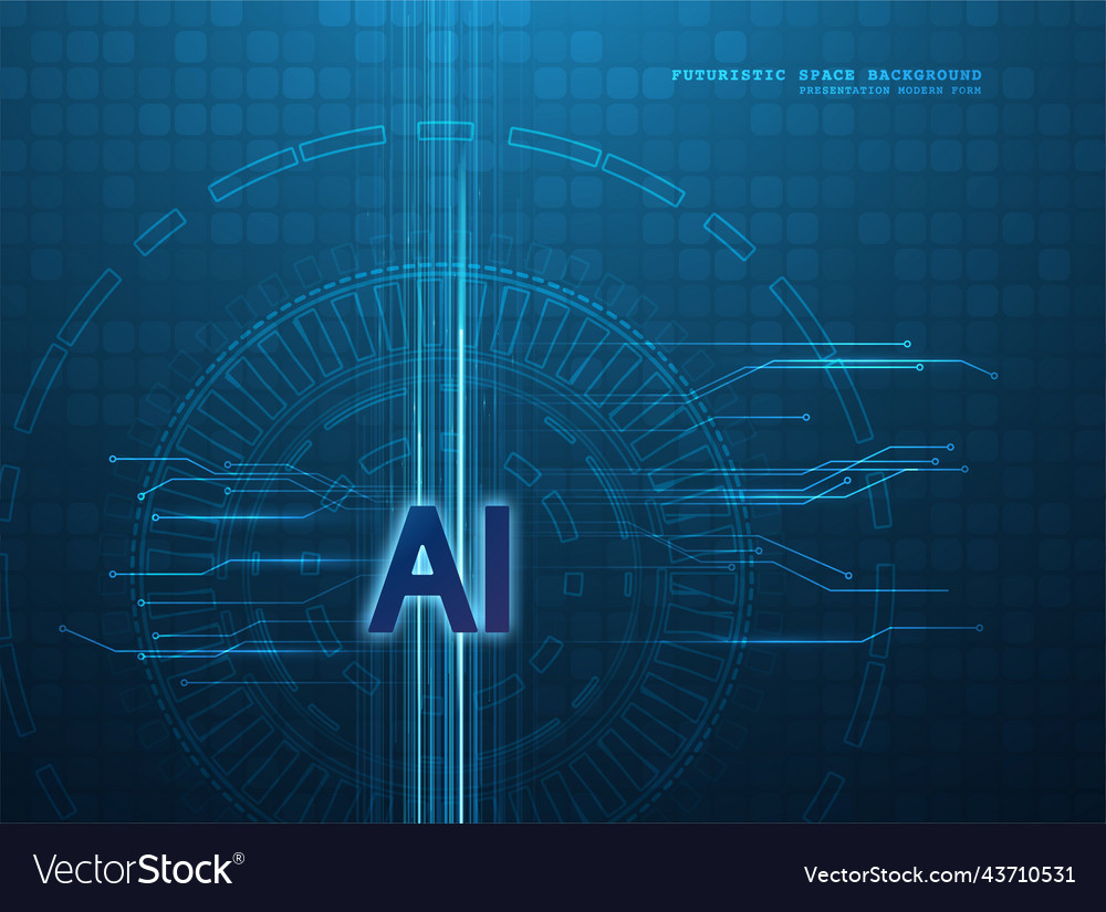 Artificial intelligence Royalty Free Vector Image