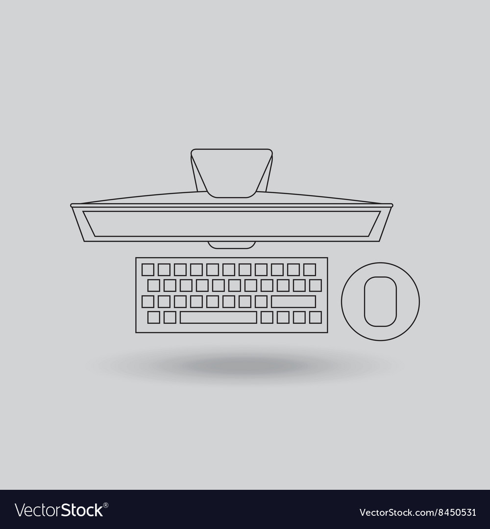 Computer icon design Royalty Free Vector Image