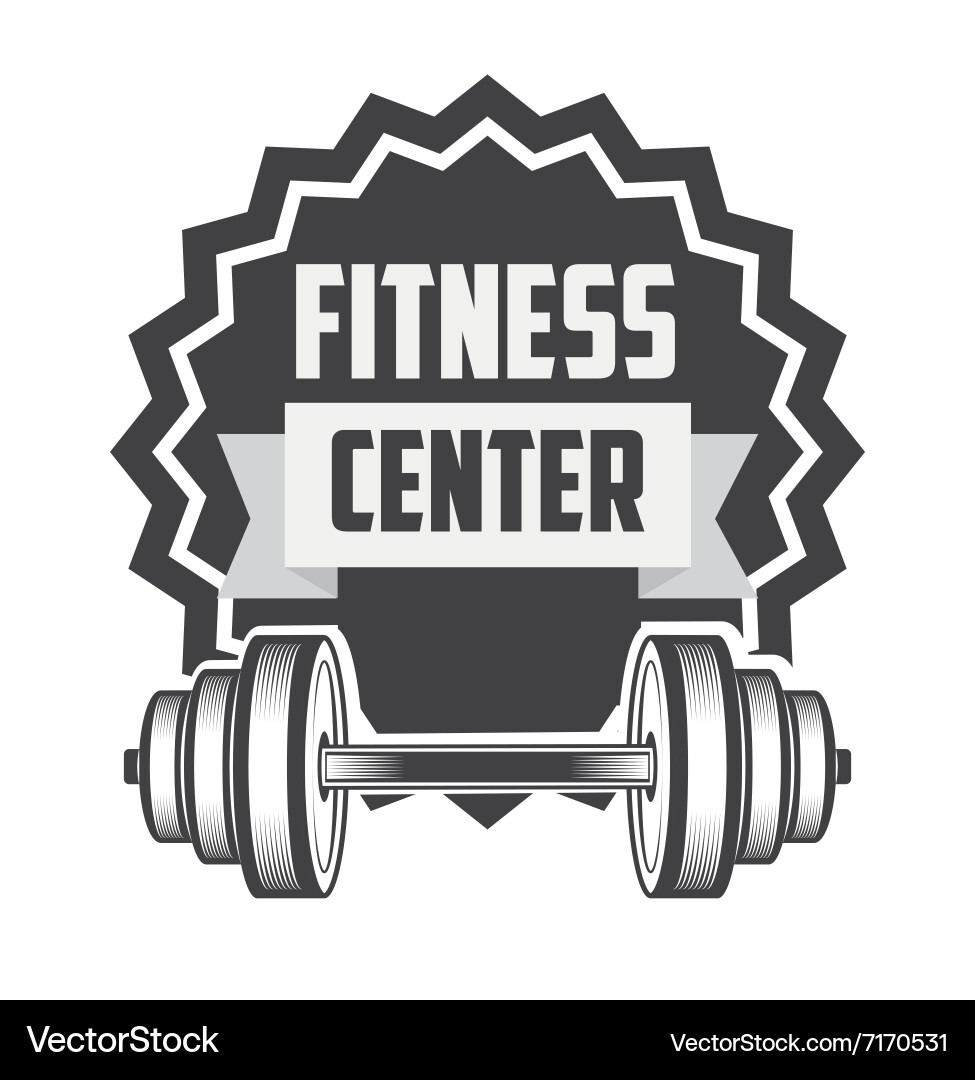Fitness club design Royalty Free Vector Image - VectorStock