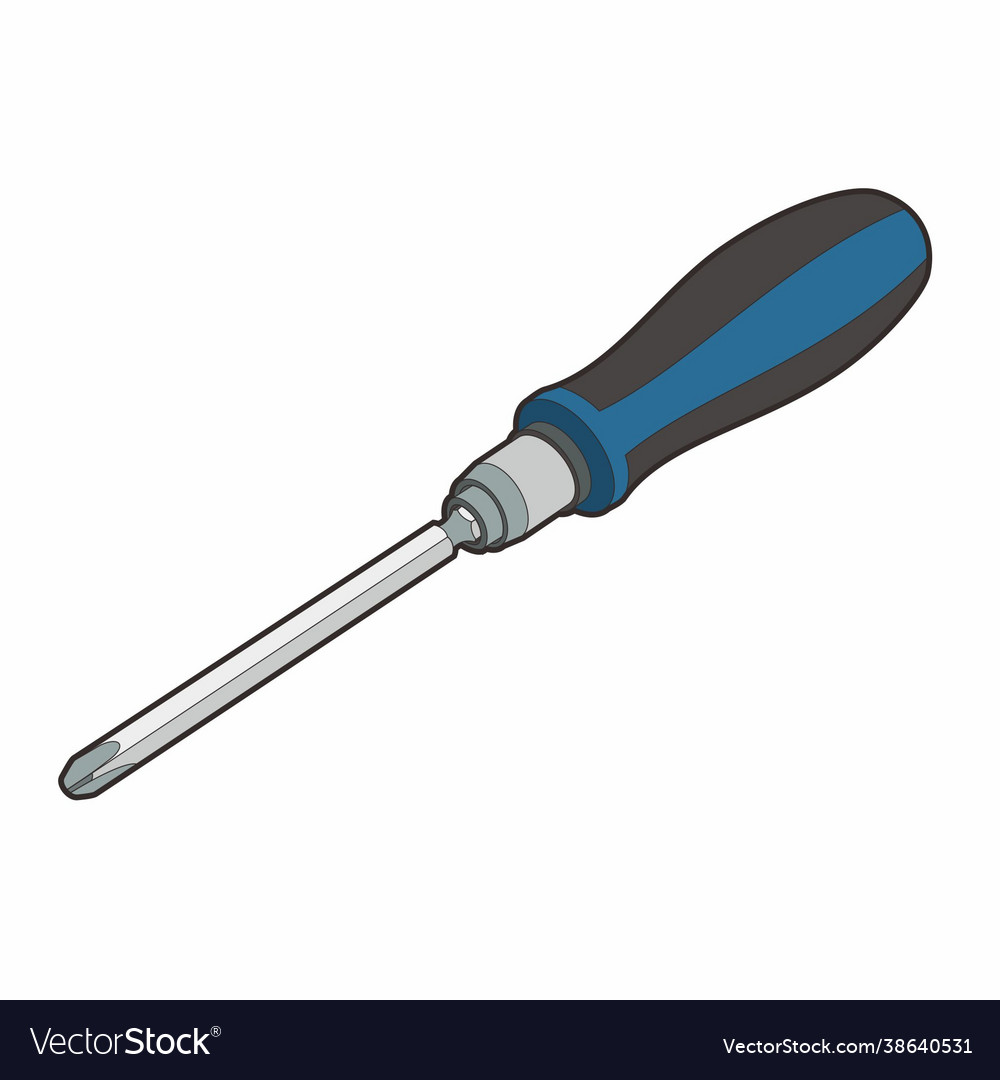 Plus screwdriver Royalty Free Vector Image - VectorStock