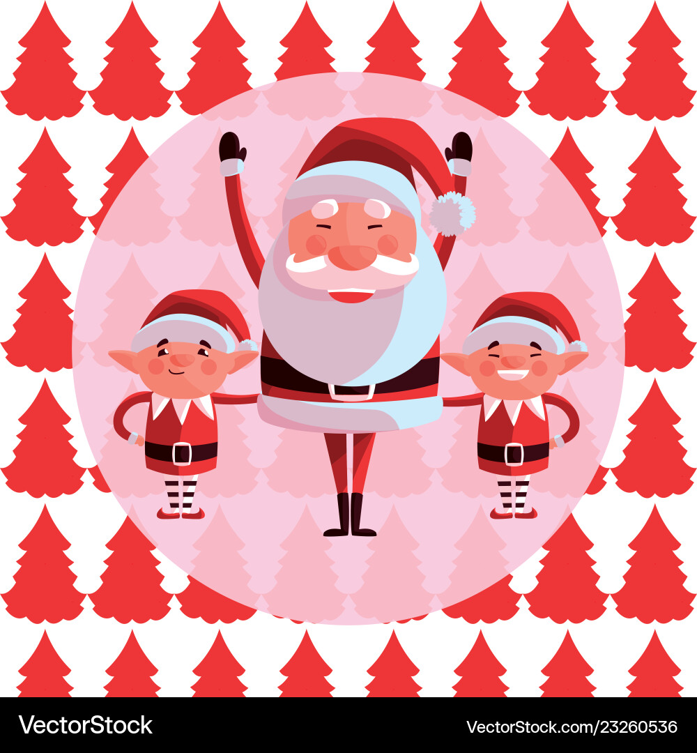 Christmas santa claus design Royalty Free Vector Image