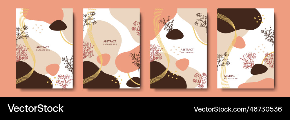 Design templates in simple modern style with copy Vector Image