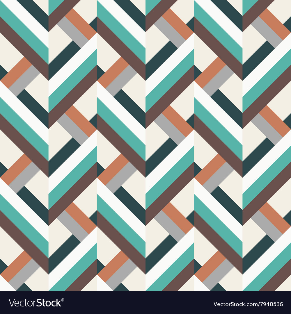 Geometry rhombus seamless pattern Royalty Free Vector Image