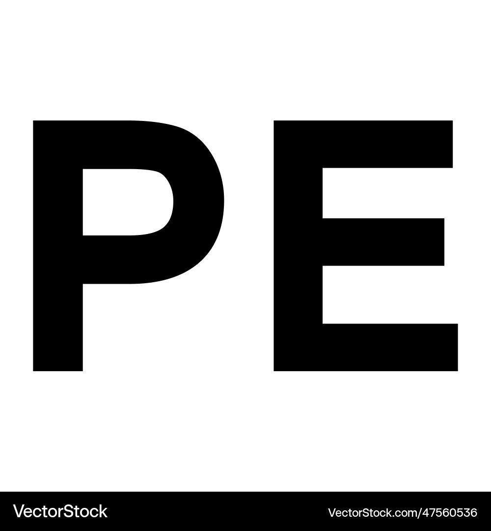 Physical earth symbol sign on white background Vector Image