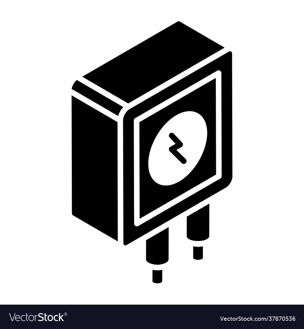 Power plug Royalty Free Vector Image - VectorStock