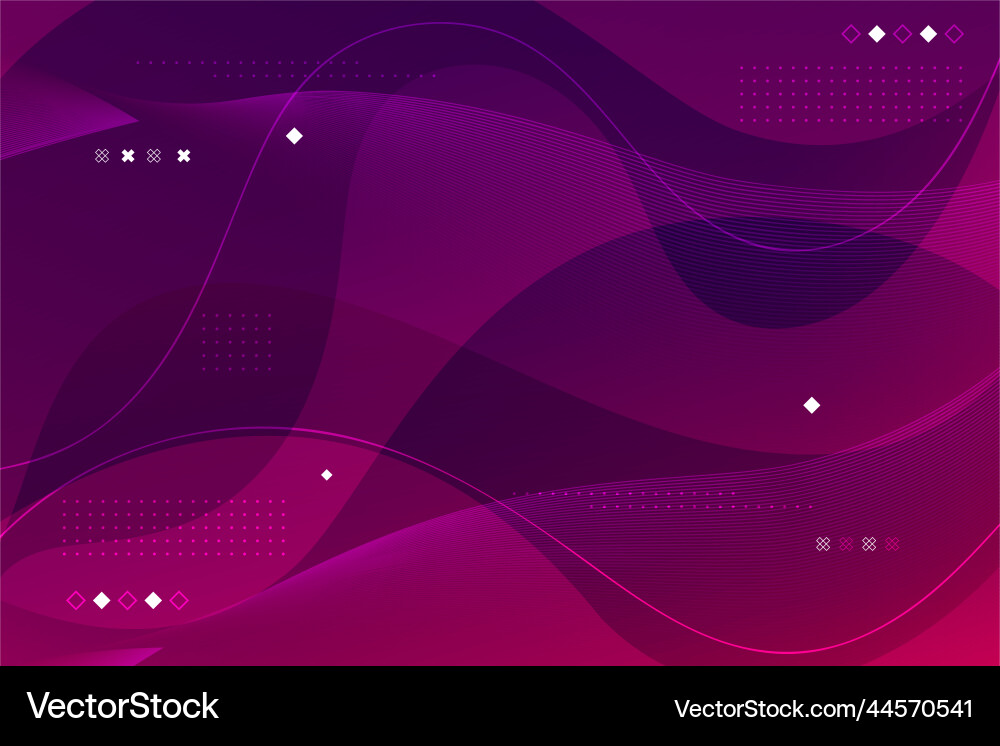 Gradient wavy background design Royalty Free Vector Image