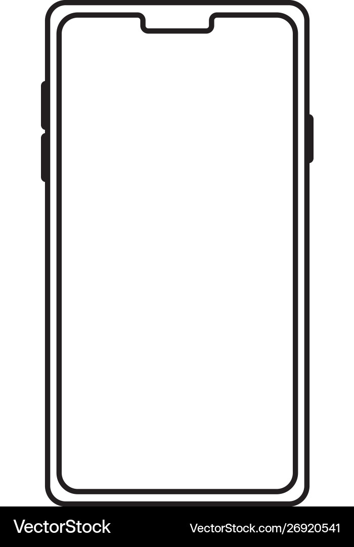 Isolated smartphone design Royalty Free Vector Image