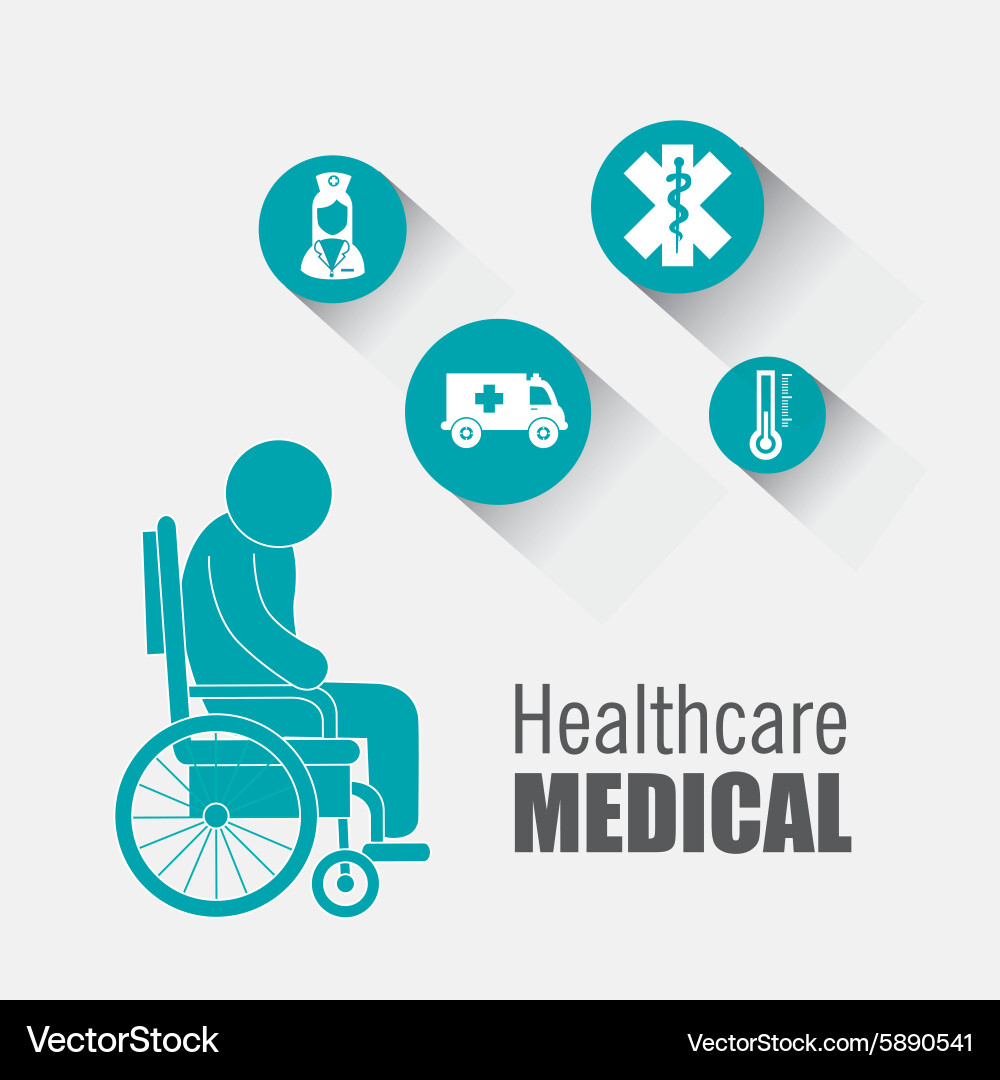 Medical healthcare design Royalty Free Vector Image
