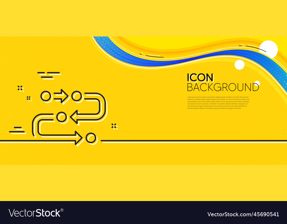 Methodology line icon development process sign Vector Image