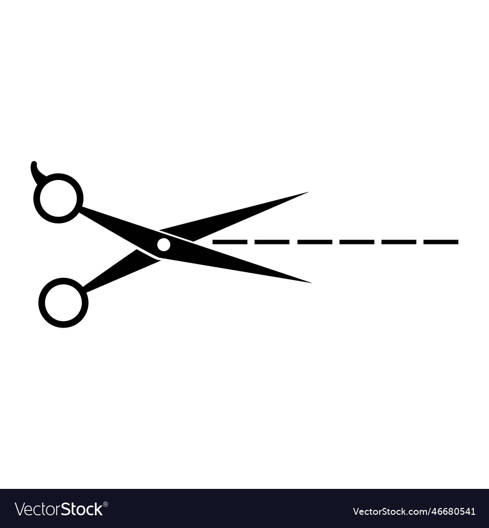 Scissors logo Royalty Free Vector Image - VectorStock