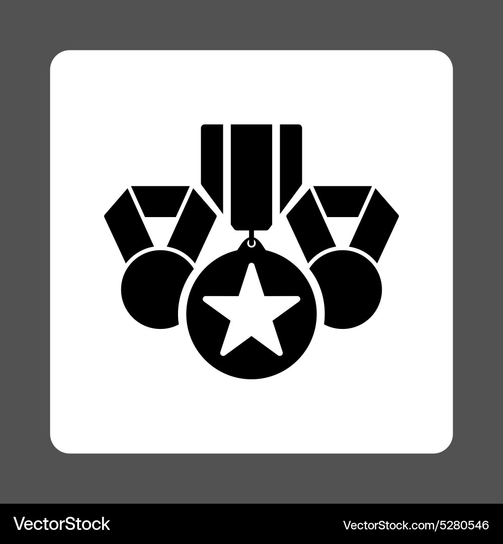Awards icon from award buttons overcolor set Vector Image