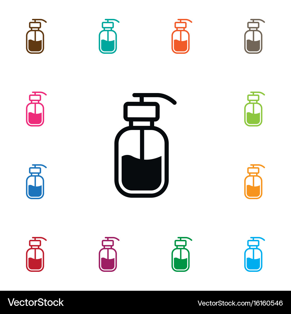Isolated lotion icon hand sanitizes Royalty Free Vector
