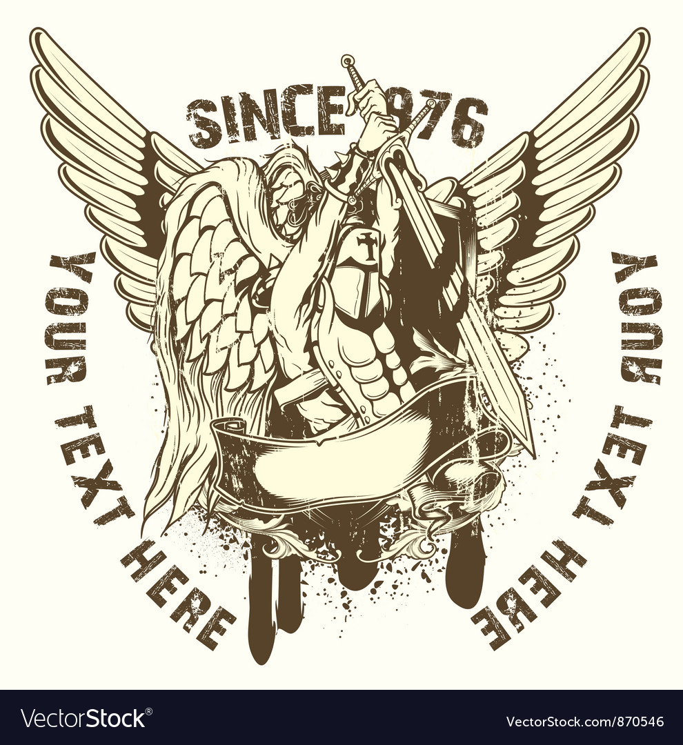 Warrior emblem Royalty Free Vector Image - VectorStock