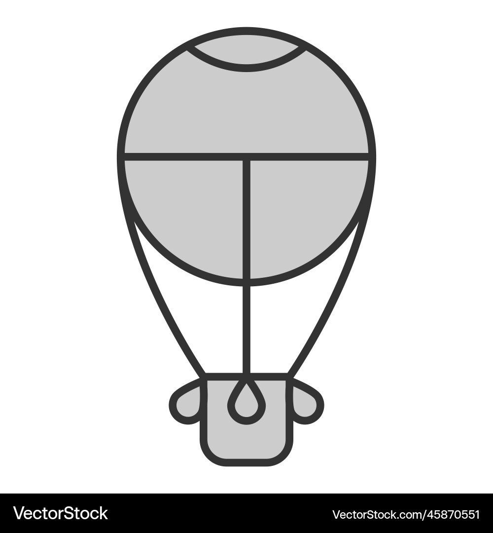Air balloon 3 Royalty Free Vector Image - VectorStock