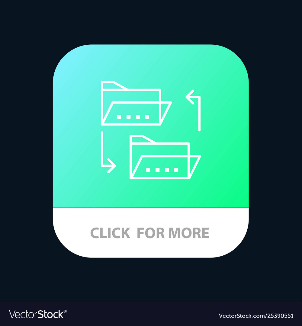Folder document file sharing mobile Royalty Free Vector