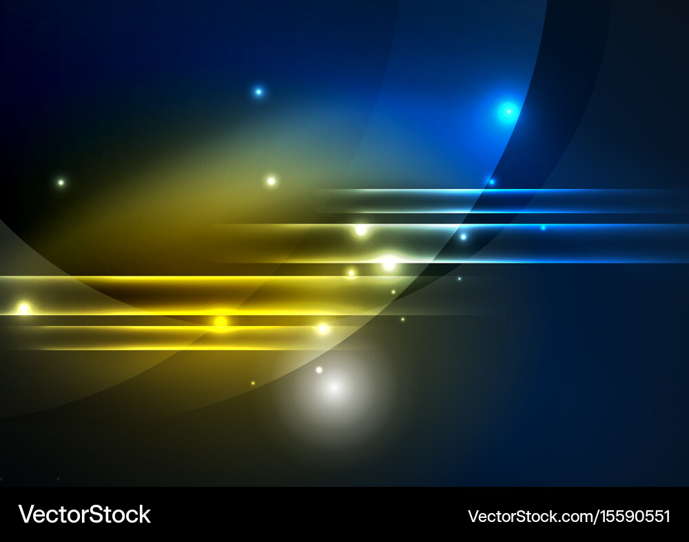 Glowing futuristic lines Royalty Free Vector Image