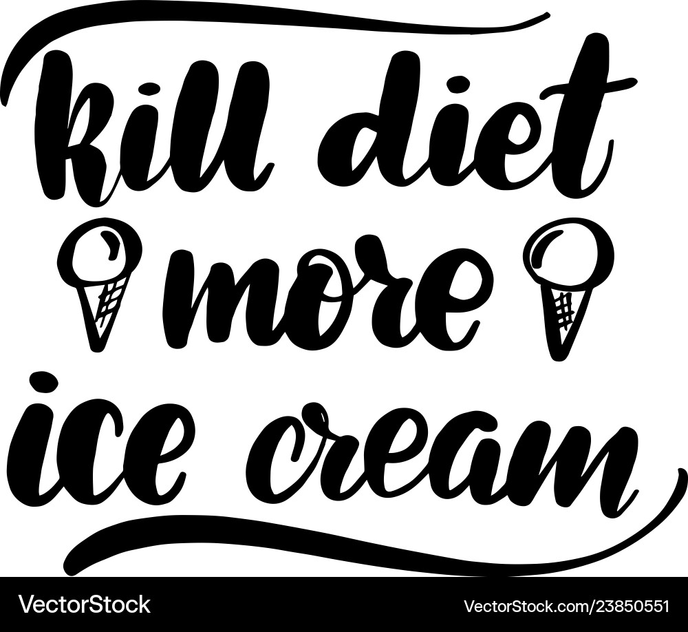 Inspirational handwritten brush lettering Vector Image