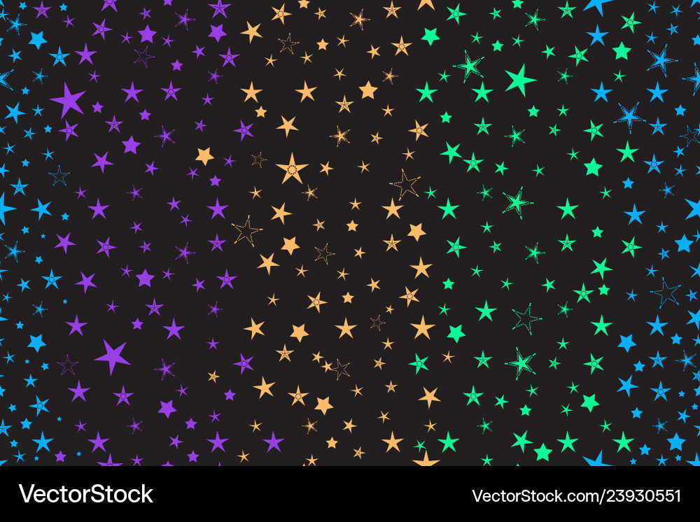 Seamless elegant striped pattern of stars Vector Image