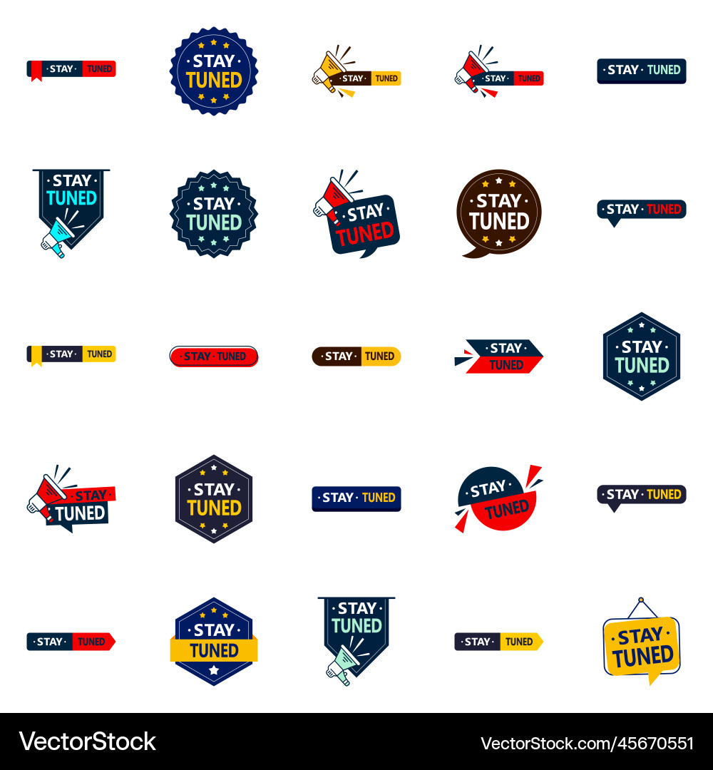 Stay tuned versatile designs for all your Vector Image