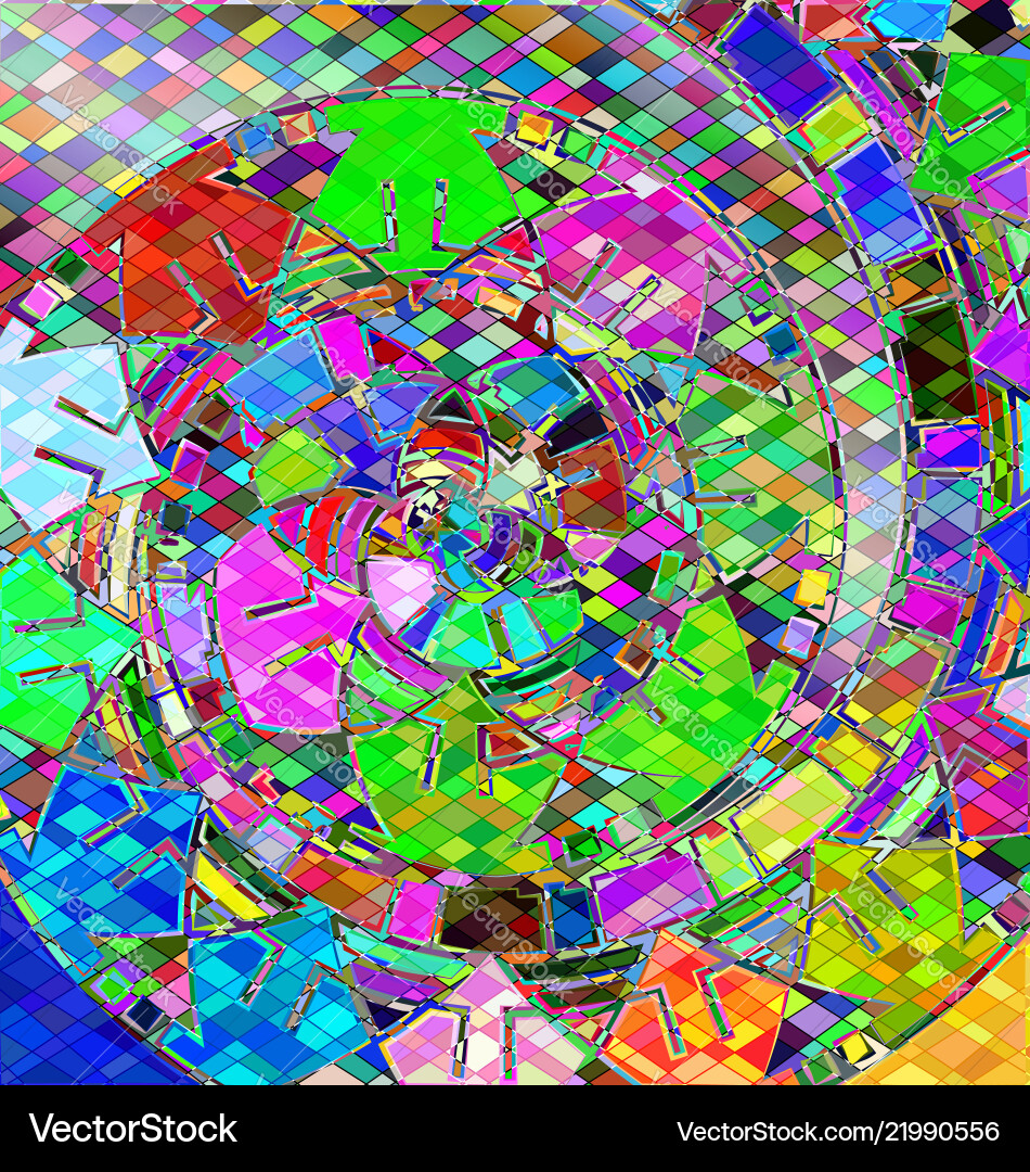 Background with abstract image of variation color Vector Image