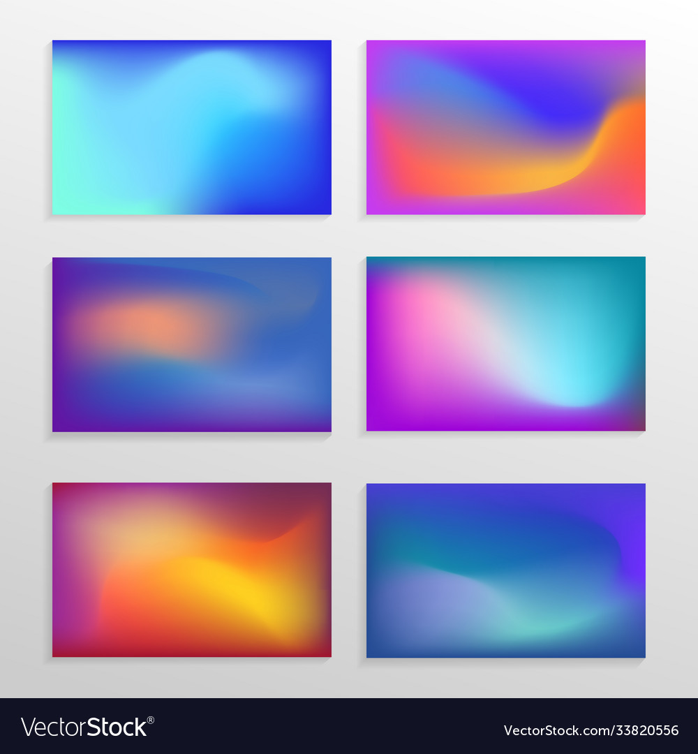 Modern mesh fluid background concept collection Vector Image