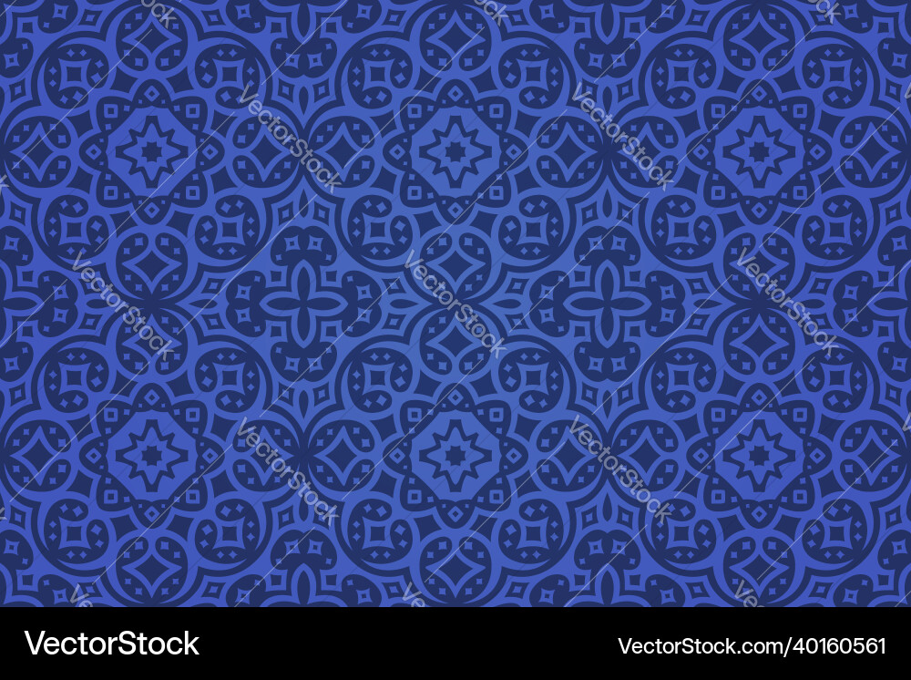 Art with abstract starry tile pattern Royalty Free Vector