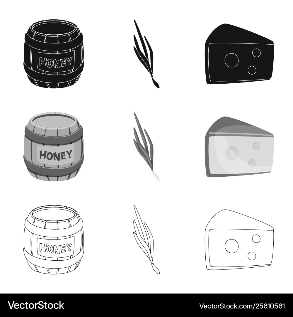 Design taste and product symbol set Royalty Free Vector