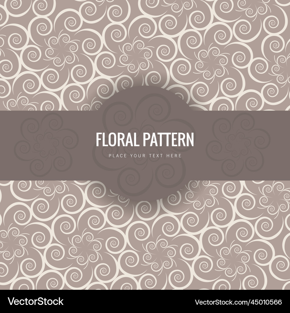 Floral pattern victorian style Royalty Free Vector Image
