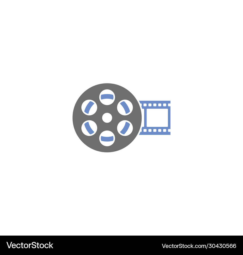 Videography related icon on background for graphic