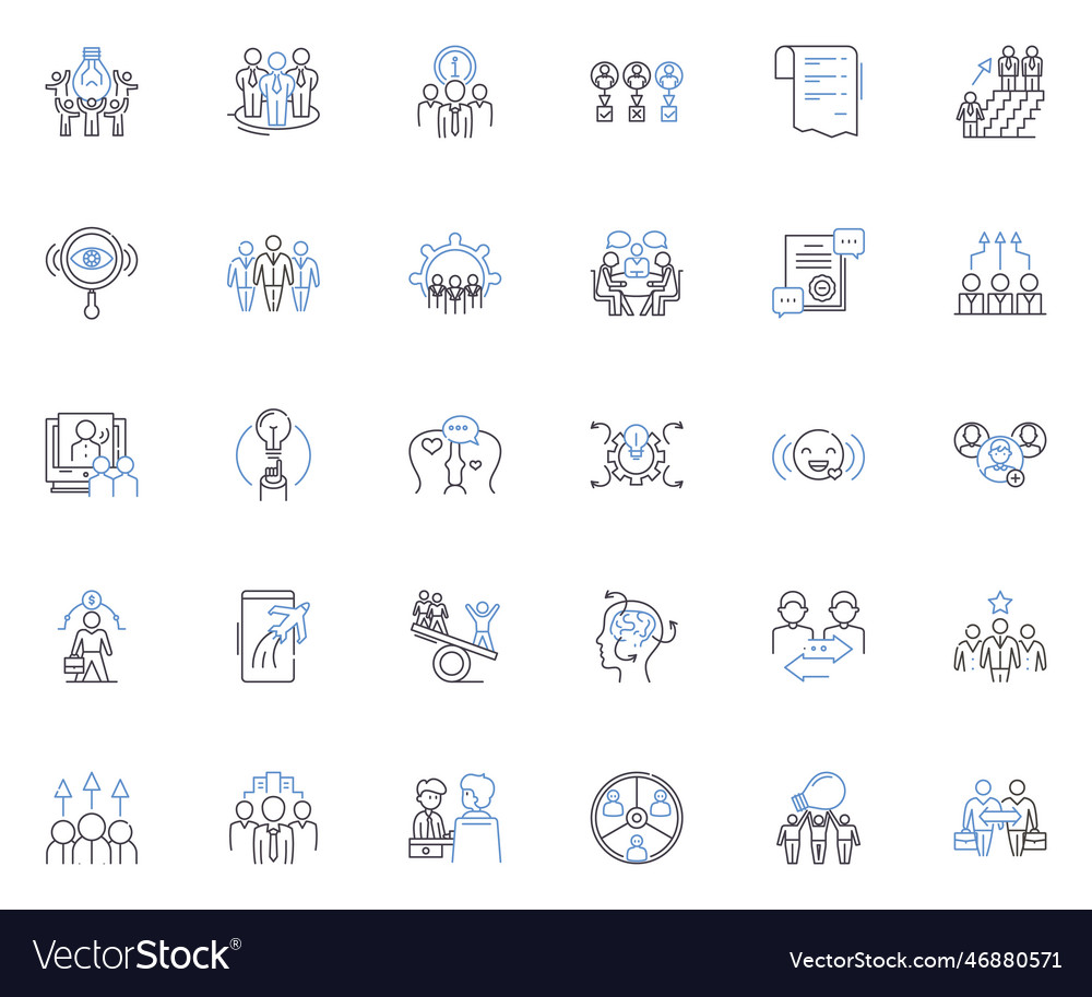 Bonus line icons collection incentive reward Vector Image Bonus line icons collection incentive reward Vector Image