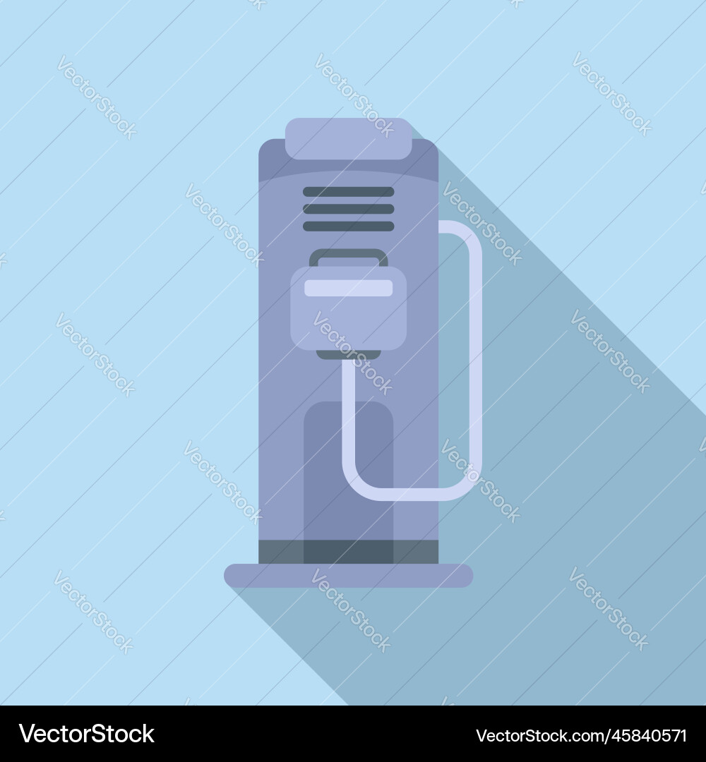 Doctor mammography machine icon flat Royalty Free Vector