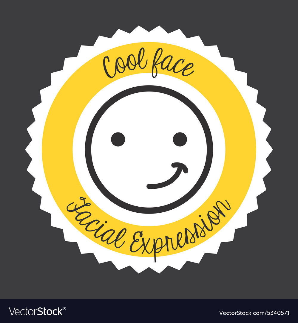 Facial expression Royalty Free Vector Image - VectorStock