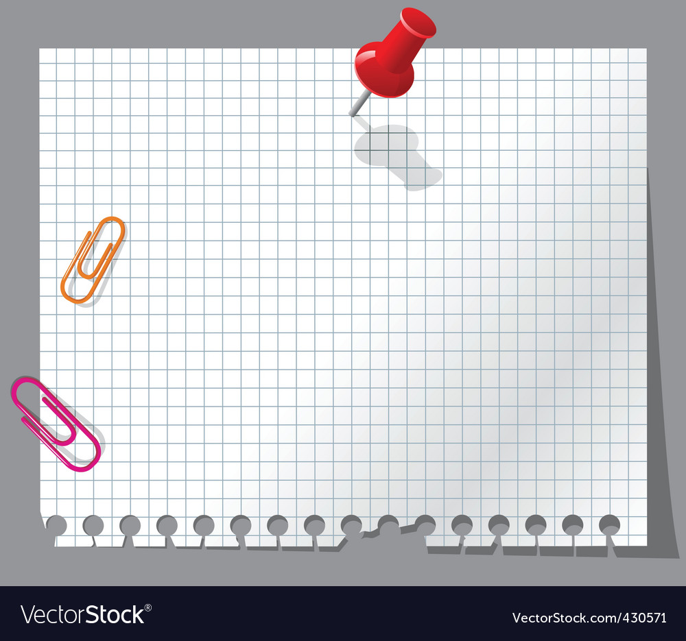 Graph paper Royalty Free Vector Image - VectorStock