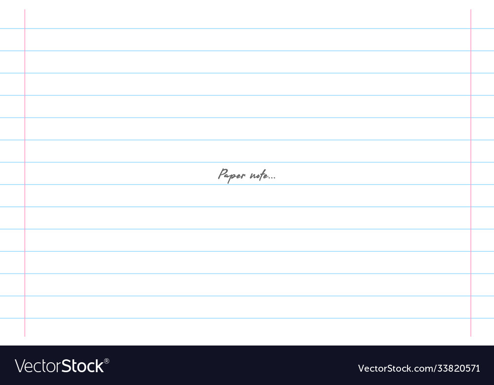 Paper note and office elements reminder object Vector Image