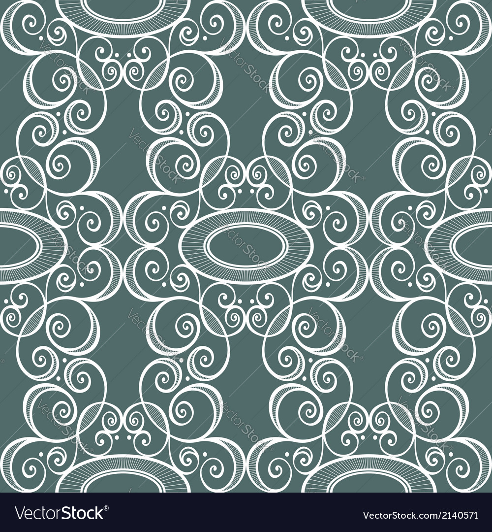 Seamless ornate pattern Royalty Free Vector Image
