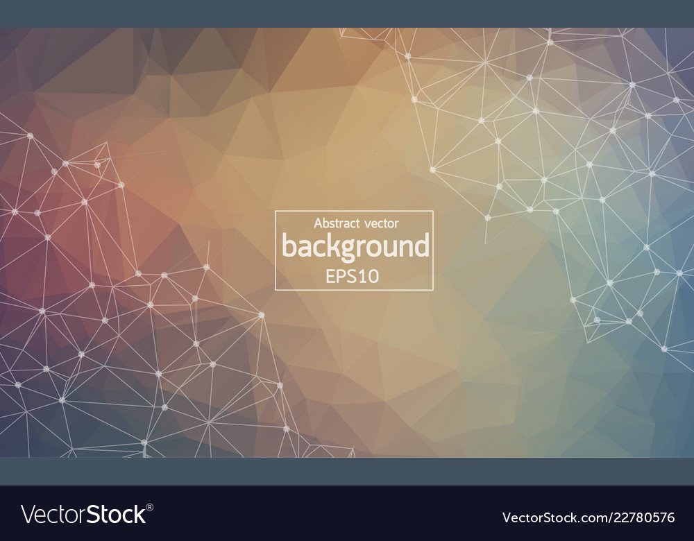 Abstract background with triangular cells Vector Image