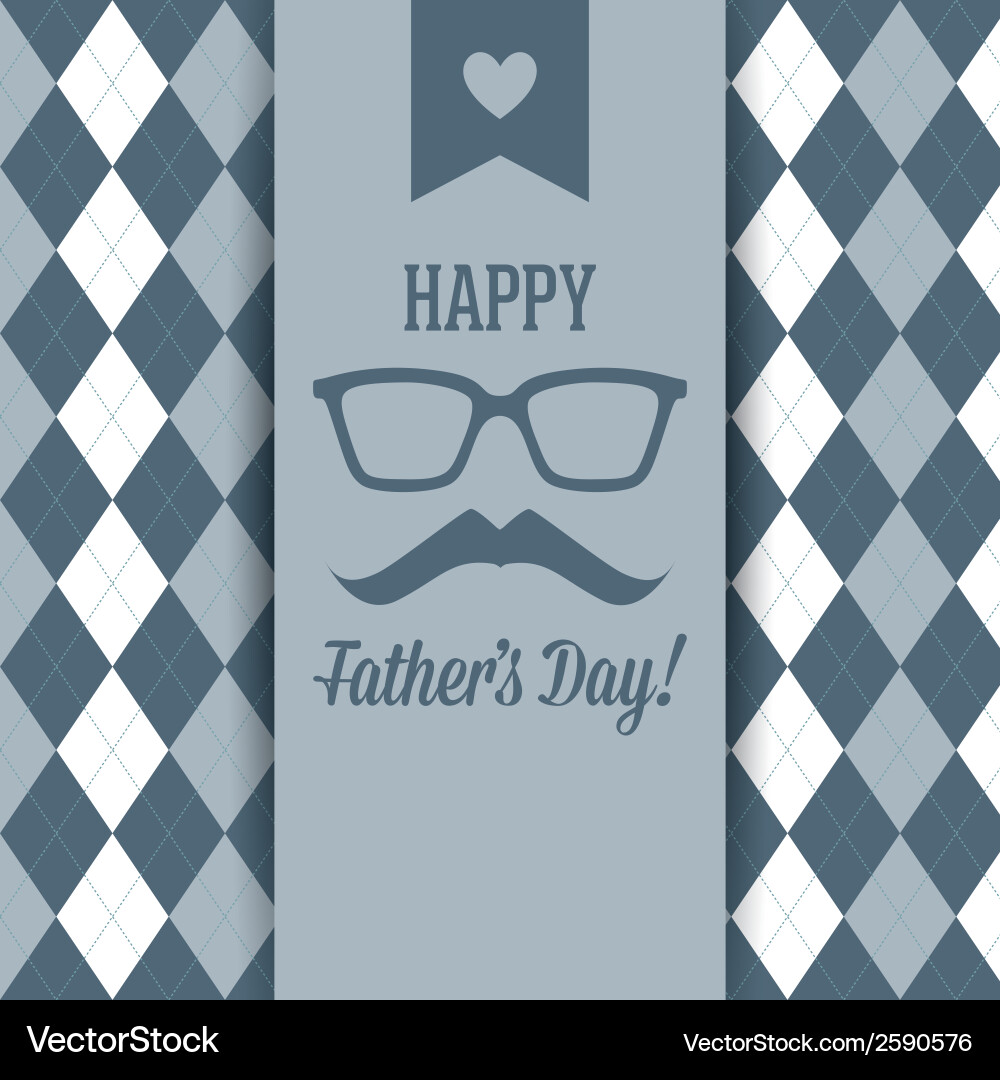 Abstract happy fathers day on a special background