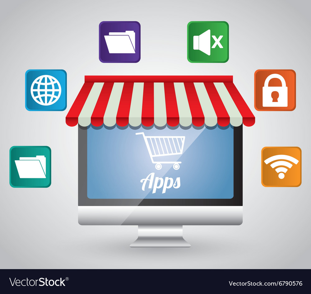 Multimedia mobile applications Royalty Free Vector Image