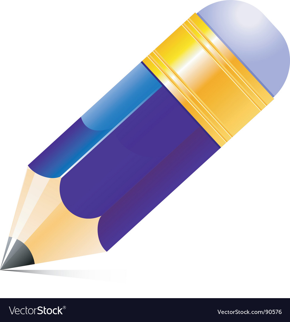 Pencil Royalty Free Vector Image - VectorStock