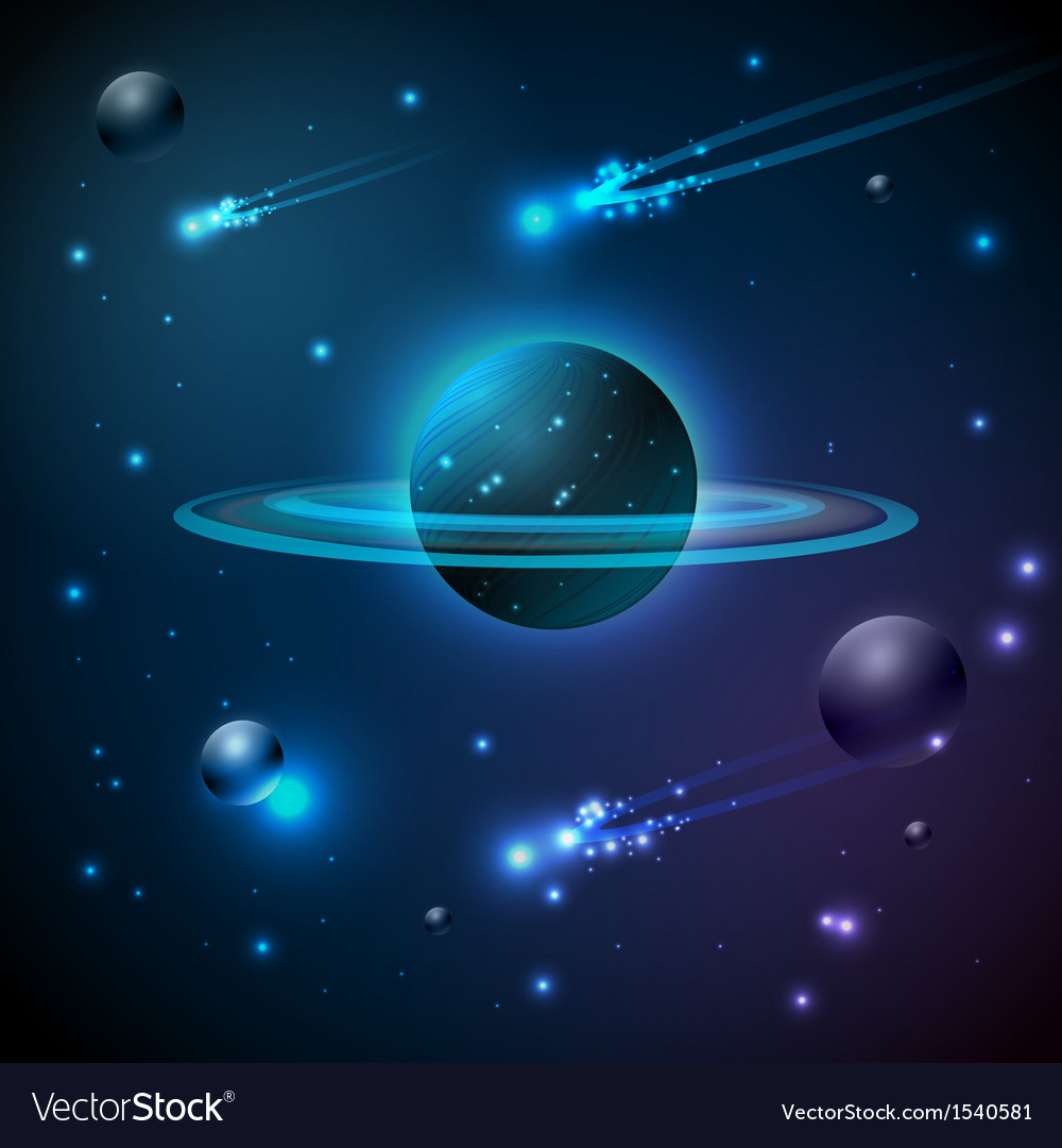 Abstract space background Royalty Free Vector Image