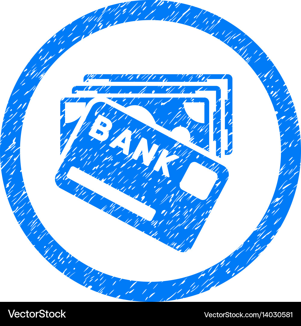 Credit money rounded grainy icon Royalty Free Vector Image