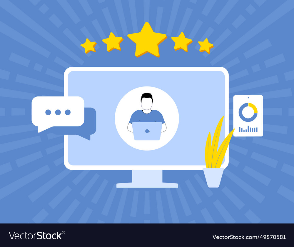 Crm Customer Relationship Management Profile Vector Image