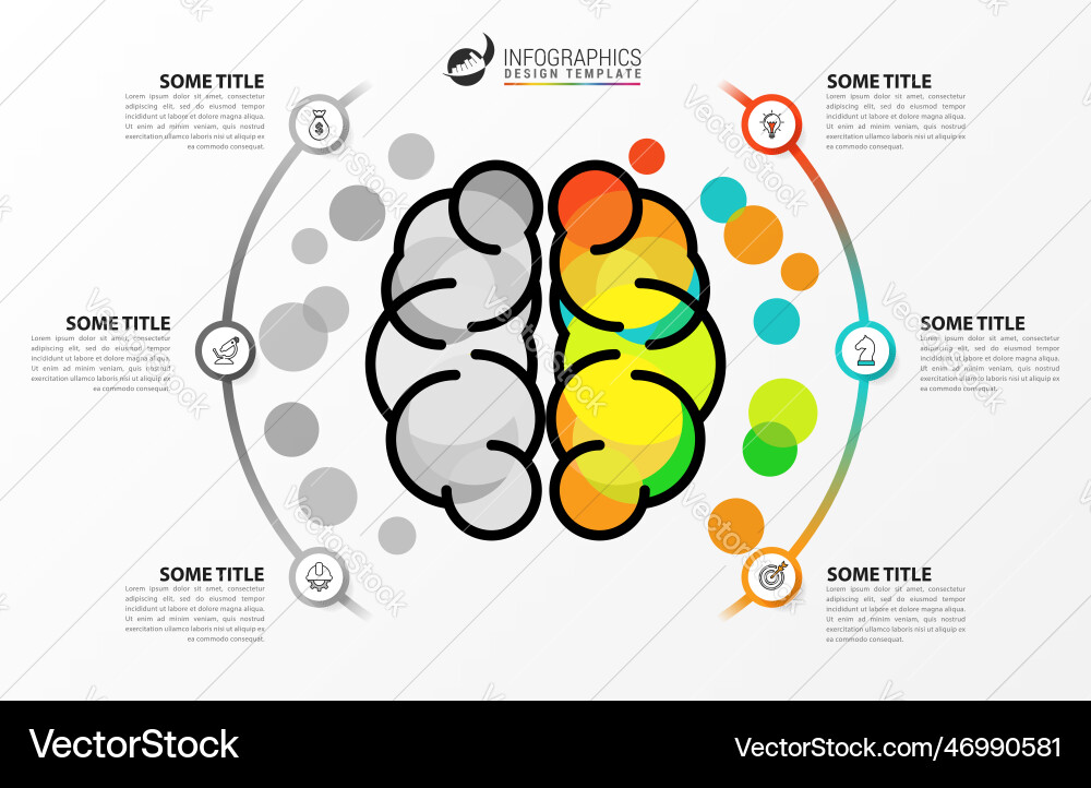 Infographic design template creative concept Vector Image
